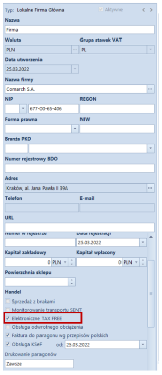 Logistyka – Baza Wiedzy programu Comarch ERP Altum 2025.0