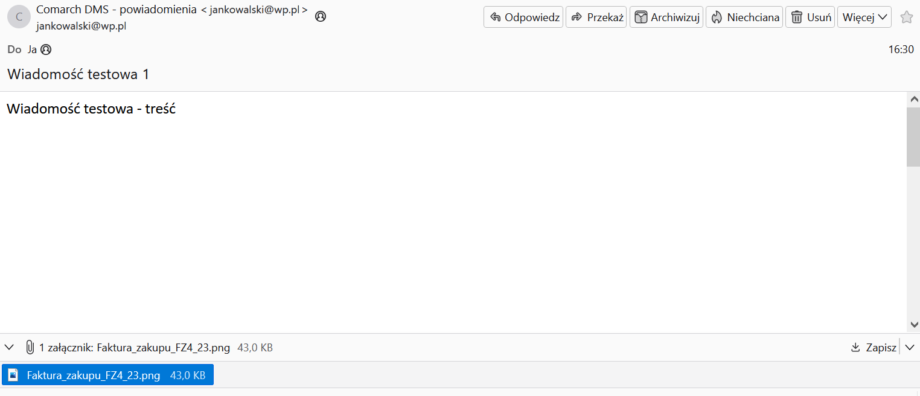 Przykłady konfiguracji poczty – Baza Wiedzy programu Comarch BPM ...