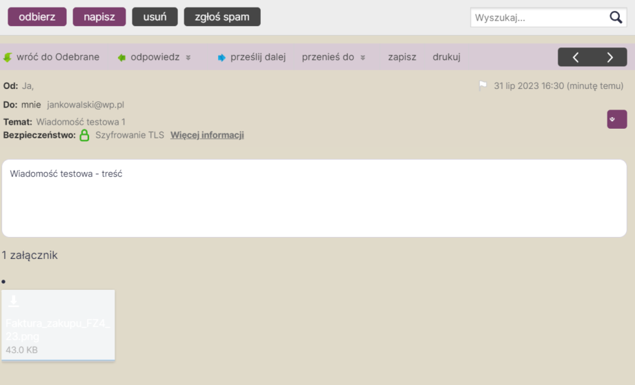 Przykłady konfiguracji poczty – Baza Wiedzy programu Comarch BPM ...