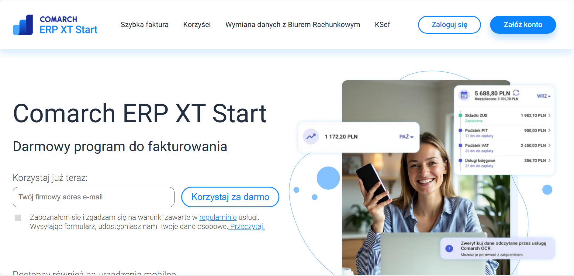 Jak założyć konto w Comarch ERP XT Start? – Baza Wiedzy aplikacji ...