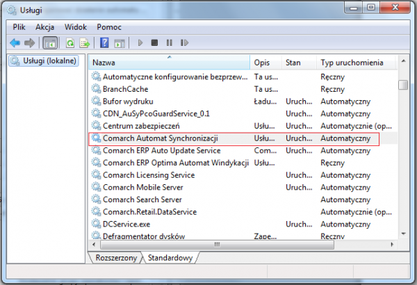 Automatyczna synchronizacja danych – Baza Wiedzy aplikacji Comarch Mobile 2025.1