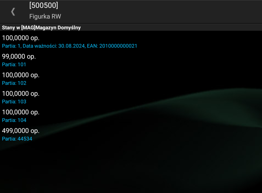 Obsługa cech – Baza Wiedzy aplikacji Comarch Mobile 2025.3