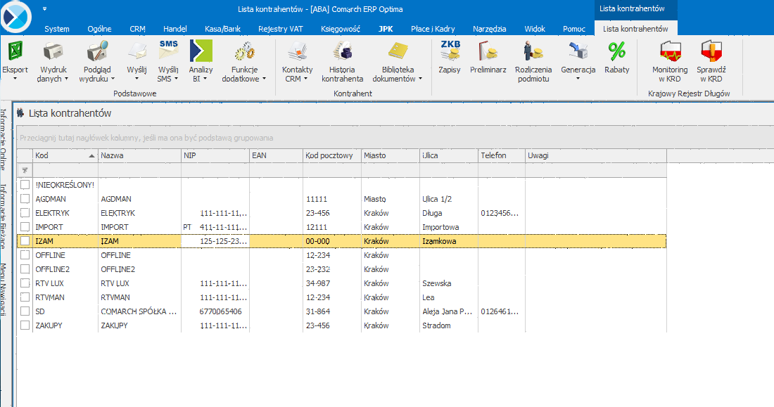 Właściwości klienta RDP – zapis ustawień połączenia Comarch ERP Optima ...