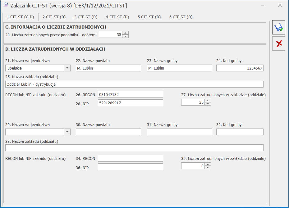 Rozliczenie roczne CIT-8 - Baza Wiedzy programu Comarch ERP Optima
