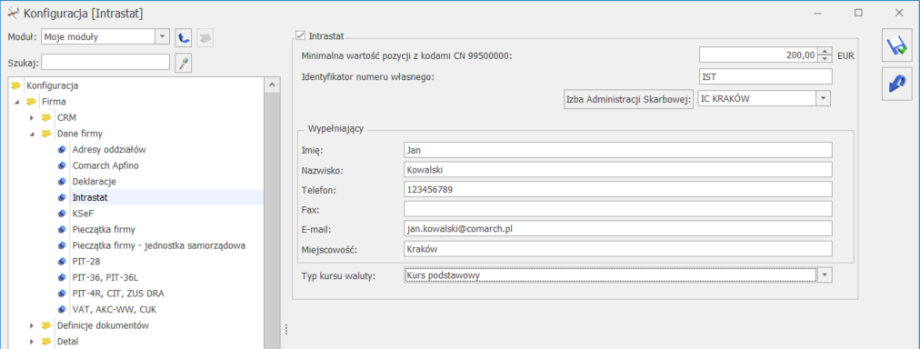 Jak w programie Comarch ERP Optima utworzyć deklarację Intrastat oraz ...