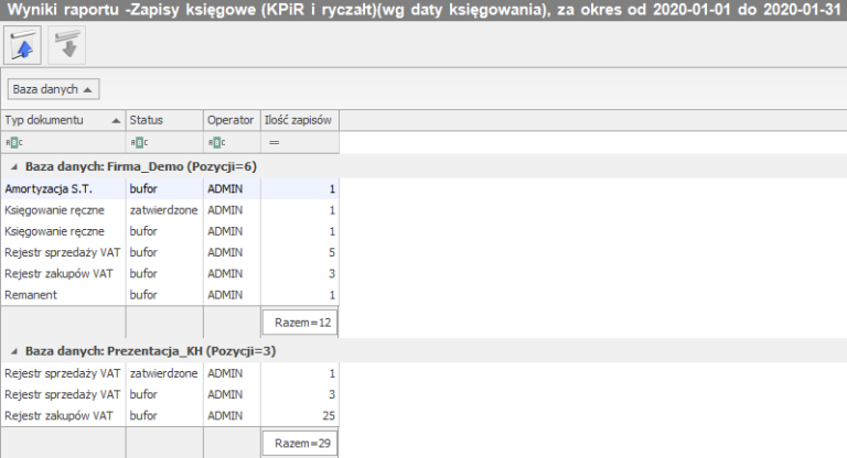 Operacje seryjne – Baza Wiedzy programu Comarch ERP Optima