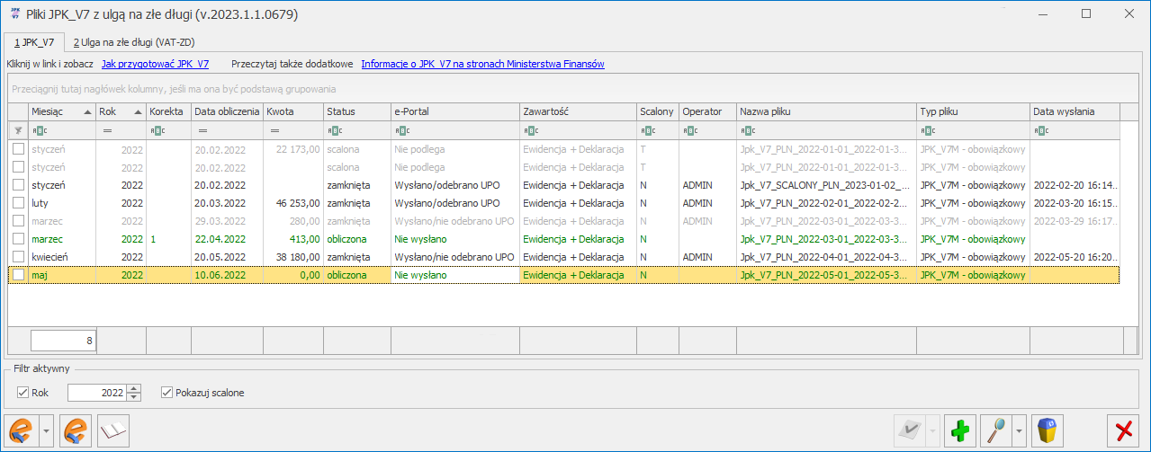 OPT088 – Pliki JPK_V7 – przygotowanie dokumentów i generacja pliku – Baza Wiedzy programu ...