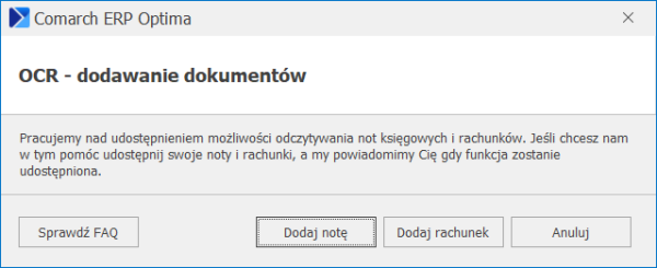 Księgowość – Baza Wiedzy programu Comarch ERP Optima