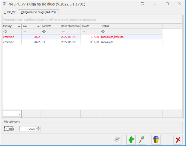 OPT067- Ulga na złe długi w pliku JPK_V7 – Baza Wiedzy programu Comarch ERP Optima