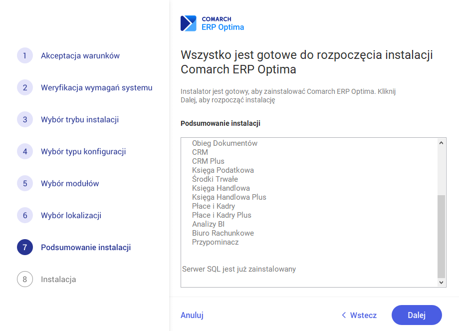 Podczas trwania instalacji aktualizacji zaleca się zamknięcie zbędnych ...
