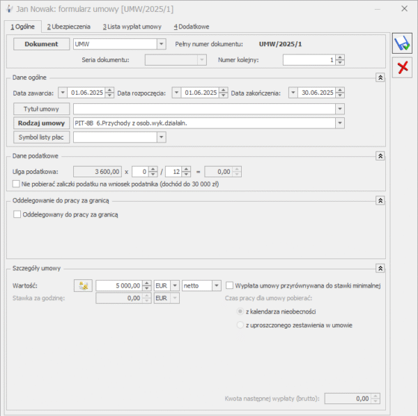 Nowości i zmiany w wersji 2025.5.1 - Comarch ERP Optima