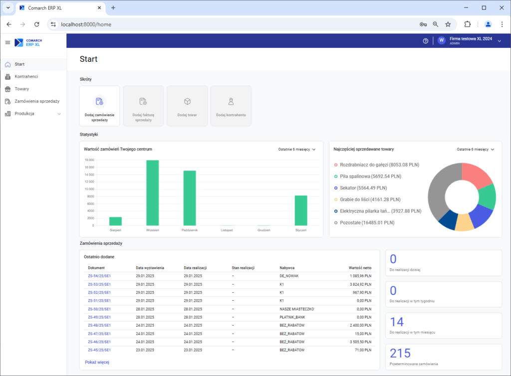 Comarch ERP XL – instrukcja instalacji oraz podręcznik użytkowania do ...