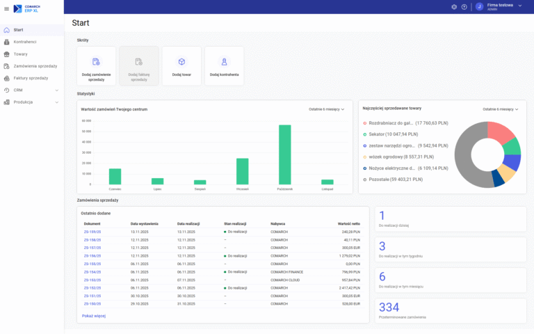 Comarch ERP XL – instrukcja instalacji oraz podręcznik użytkowania do ...